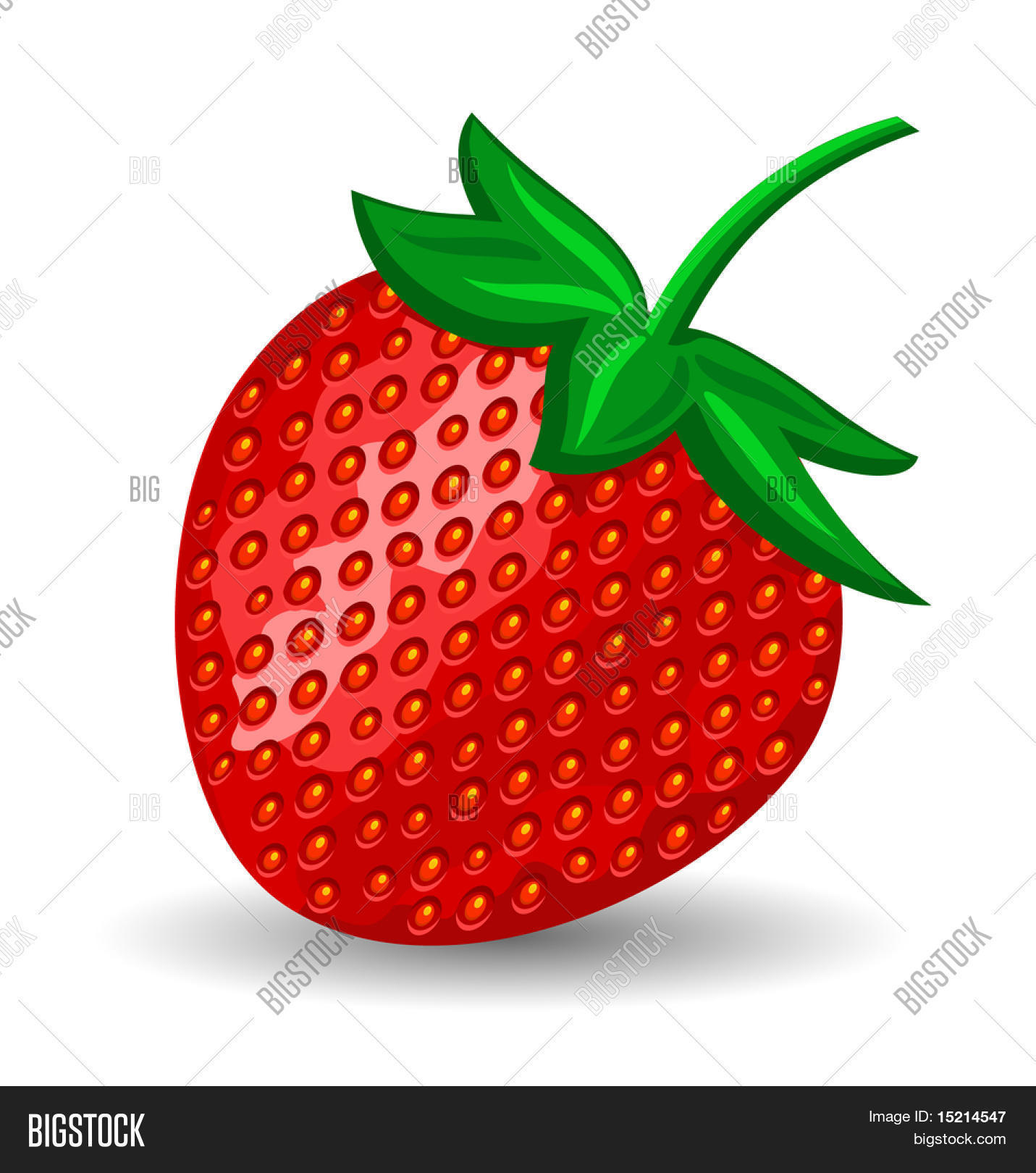 Vector y foto Rojo Fresa - Vector (prueba gratis) | Bigstock