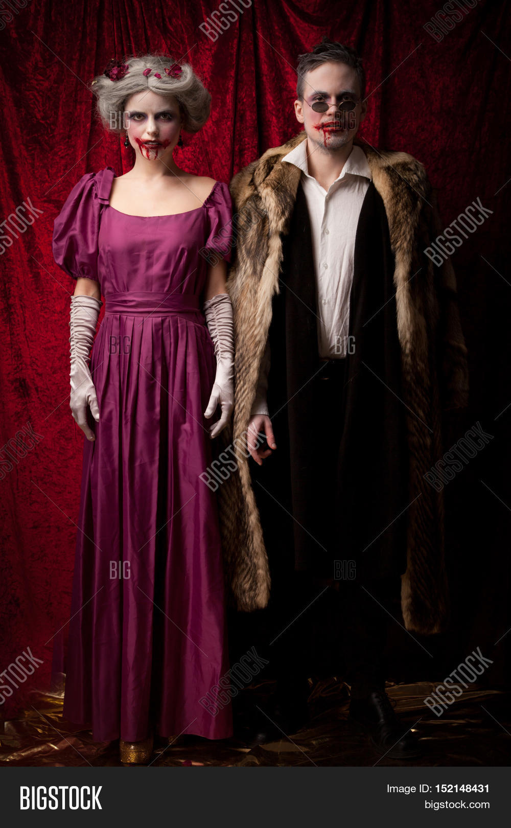 Lover Couple Vampires Image & Photo (Free Trial) | Bigstock