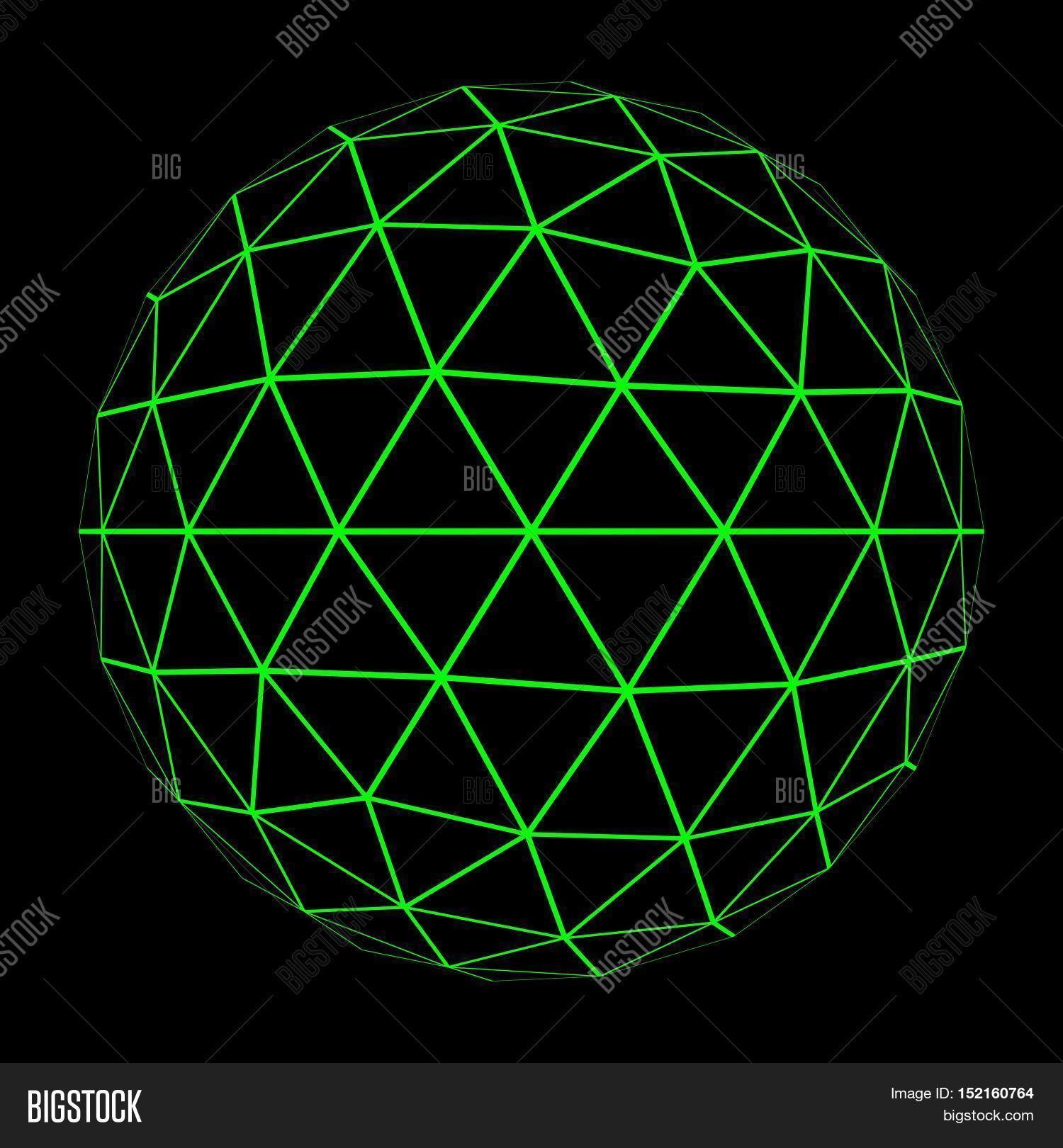 3D Geosphere Mesh Image & Photo (Free Trial) | Bigstock