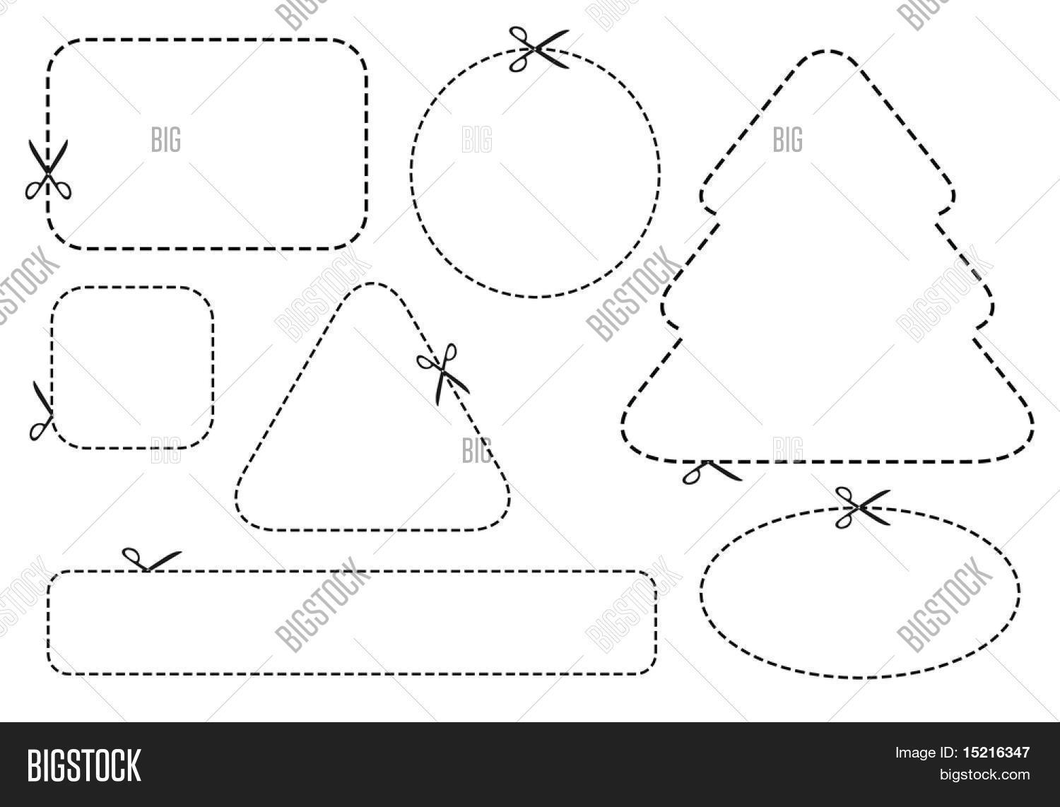 Scissors Template - Vector & Photo (Free Trial) | Bigstock