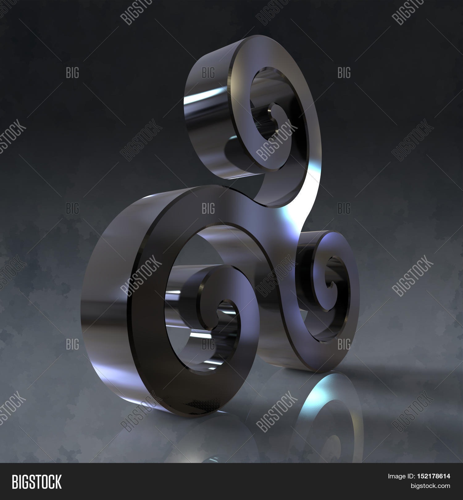 Triskel - 3D Image & Photo (Free Trial) | Bigstock