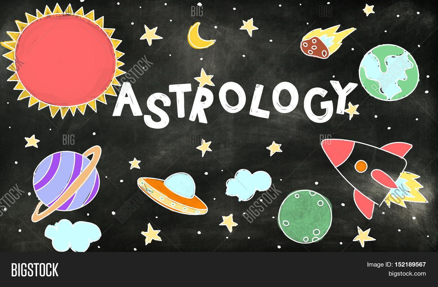 Outer Space Icons Image & Photo (Free Trial) | Bigstock