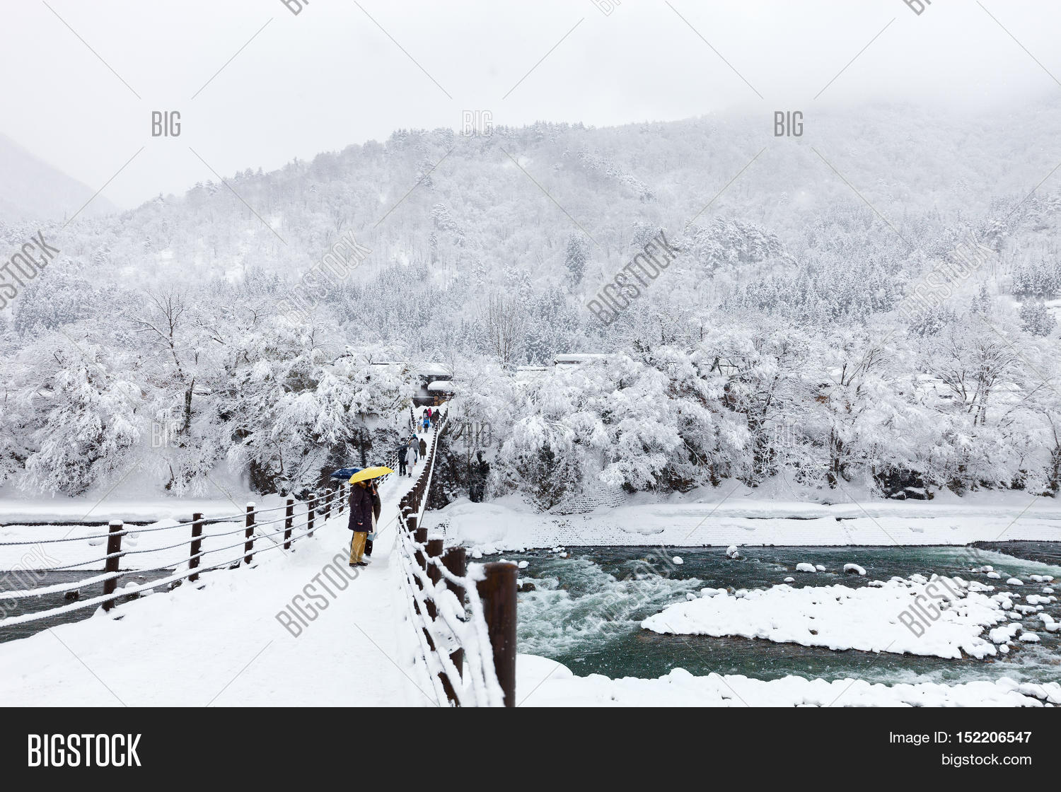 People Crossing Bridge Image & Photo (Free Trial) | Bigstock