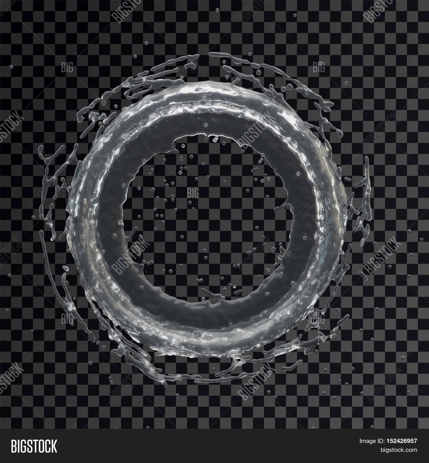 Isolated Round Splash Image & Photo (Free Trial) | Bigstock