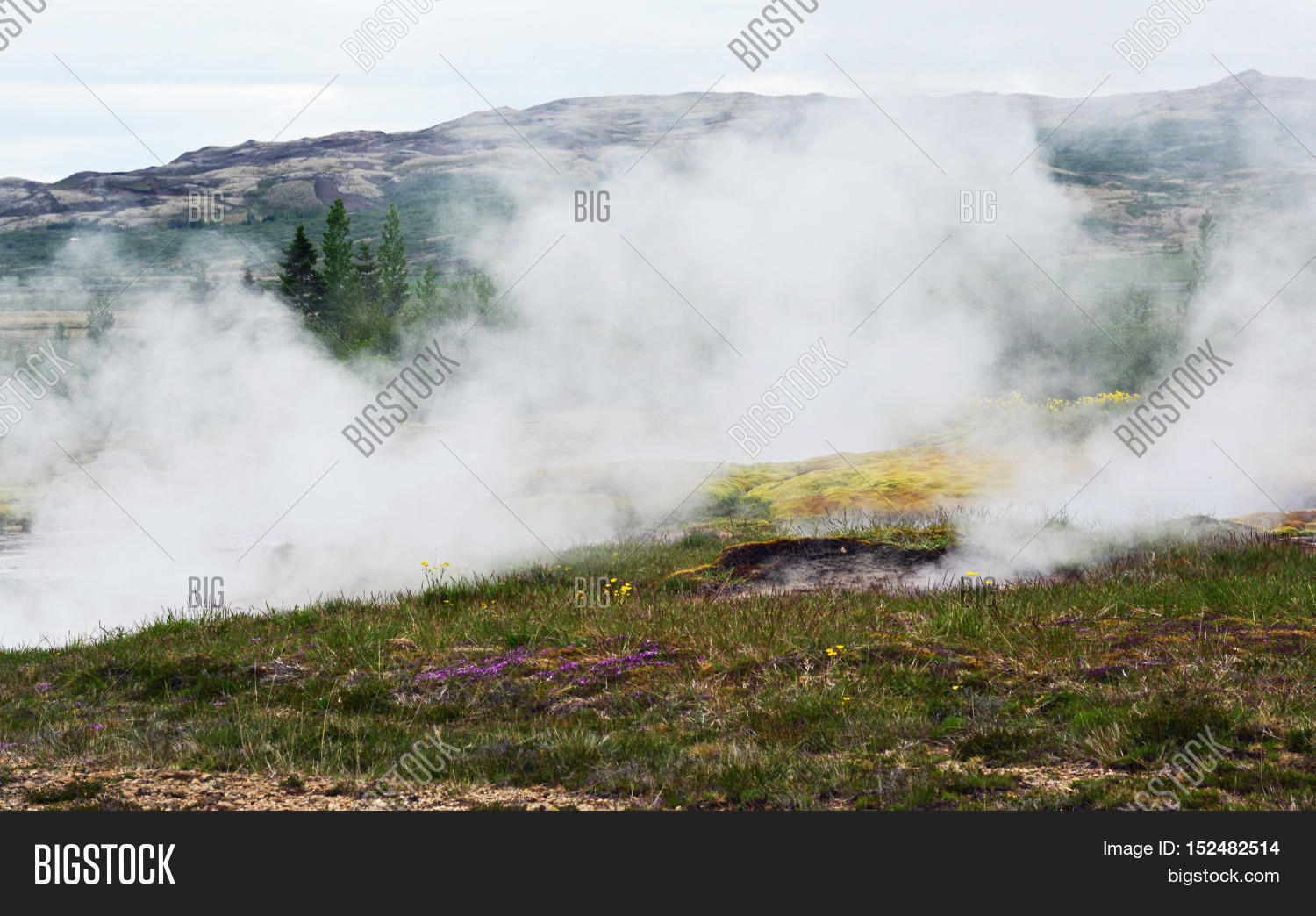 Steam Vents Earth Image & Photo (Free Trial) | Bigstock