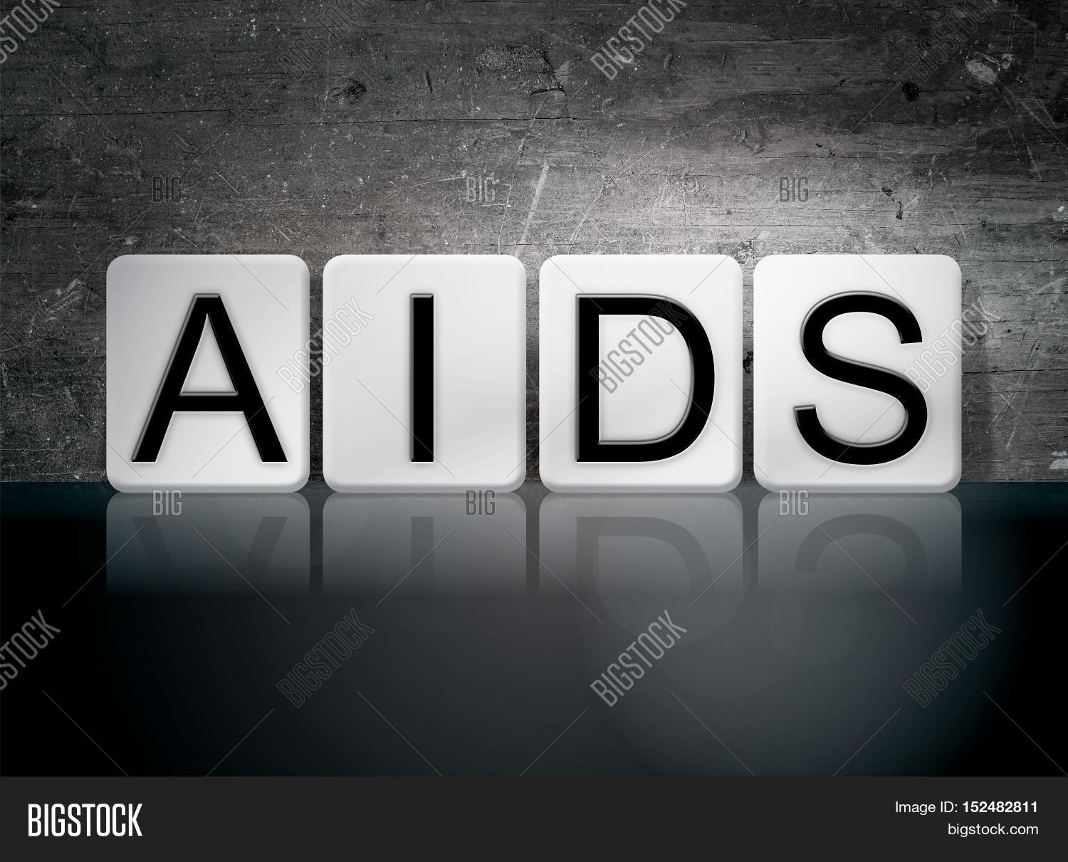 Aids Tiled Letters Image & Photo (Free Trial) | Bigstock