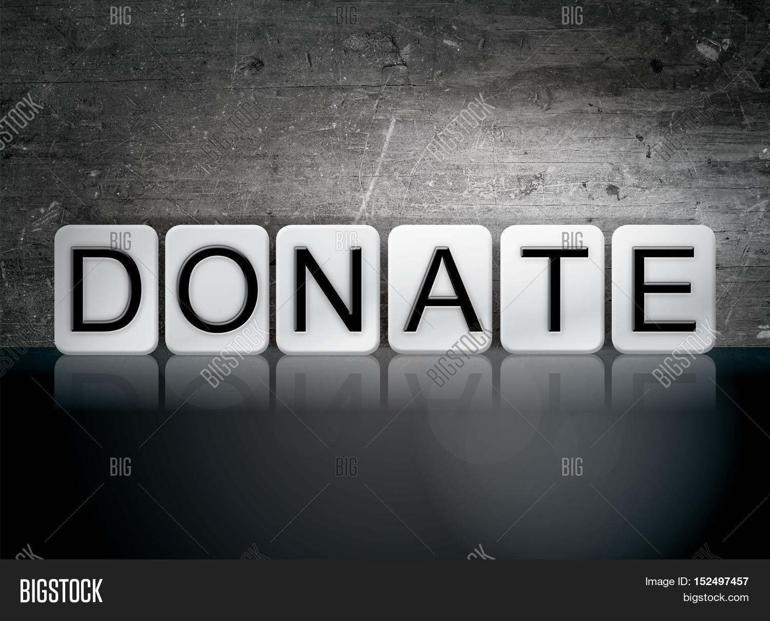 Donate Tiled Letters Image & Photo (Free Trial) | Bigstock