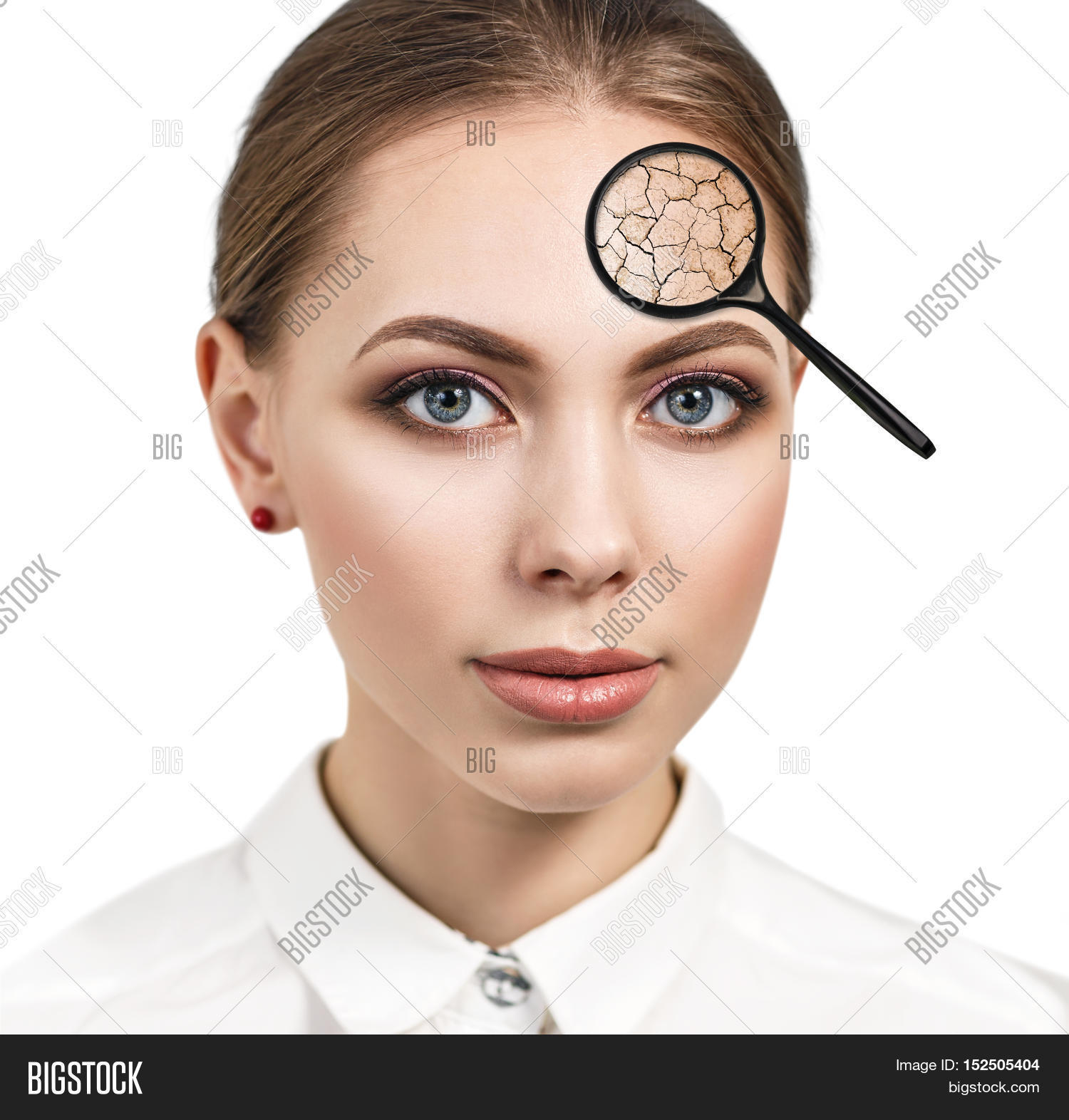 Face Young Woman Dry Image & Photo (Free Trial) | Bigstock