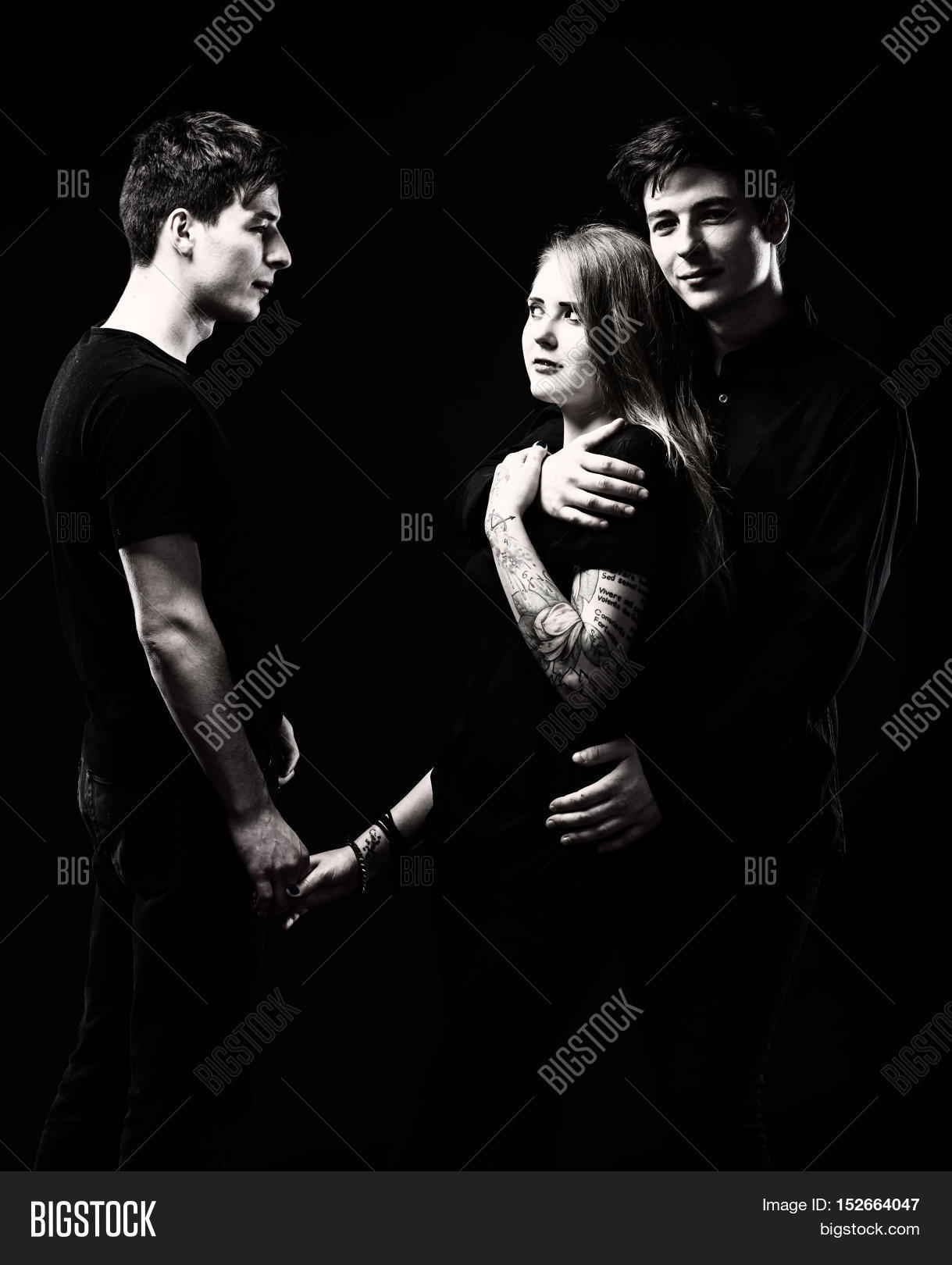 Love Triangle. Young Image & Photo (Free Trial) | Bigstock