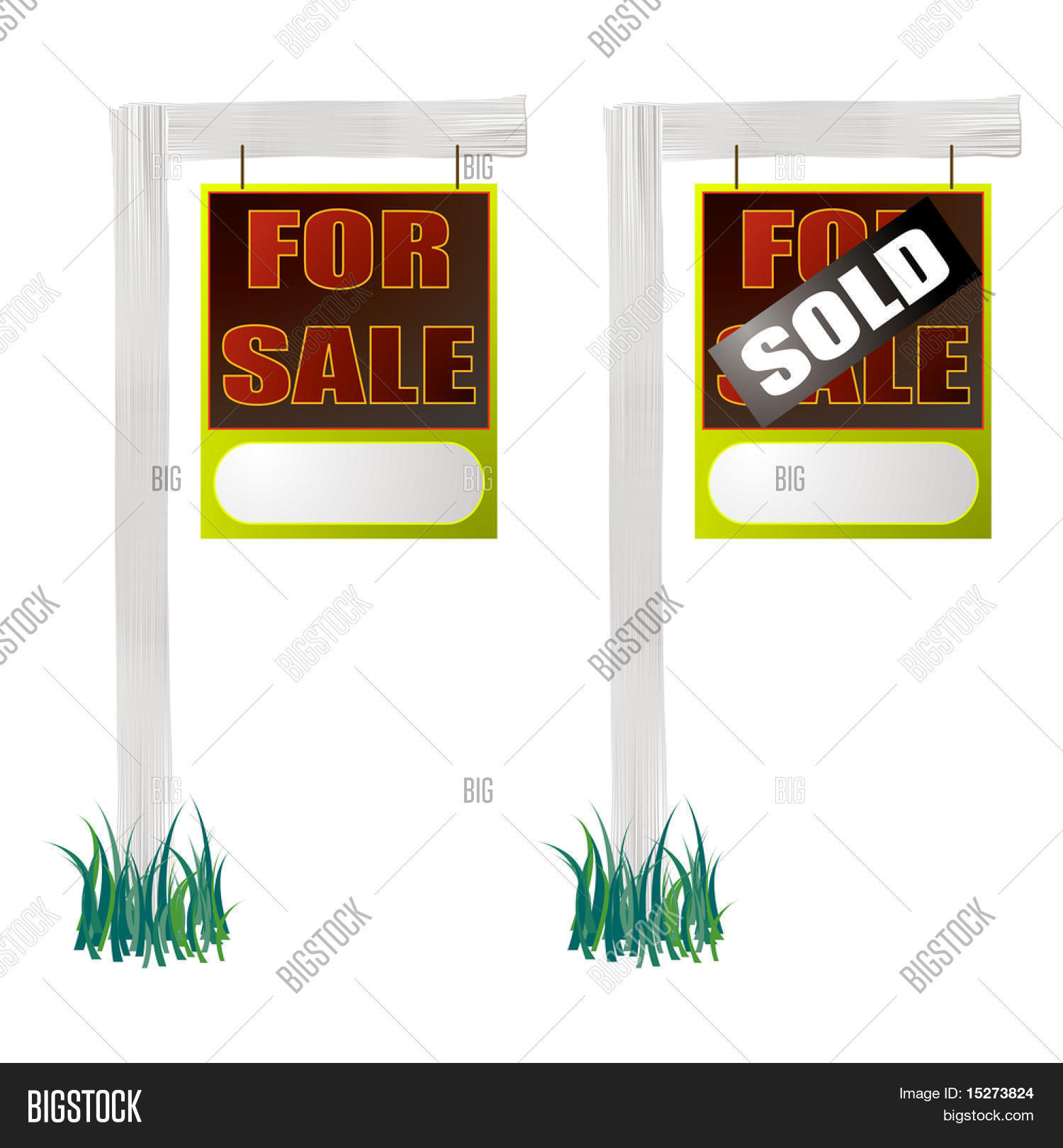 Sale Sold Sign White Vector & Photo (Free Trial) | Bigstock