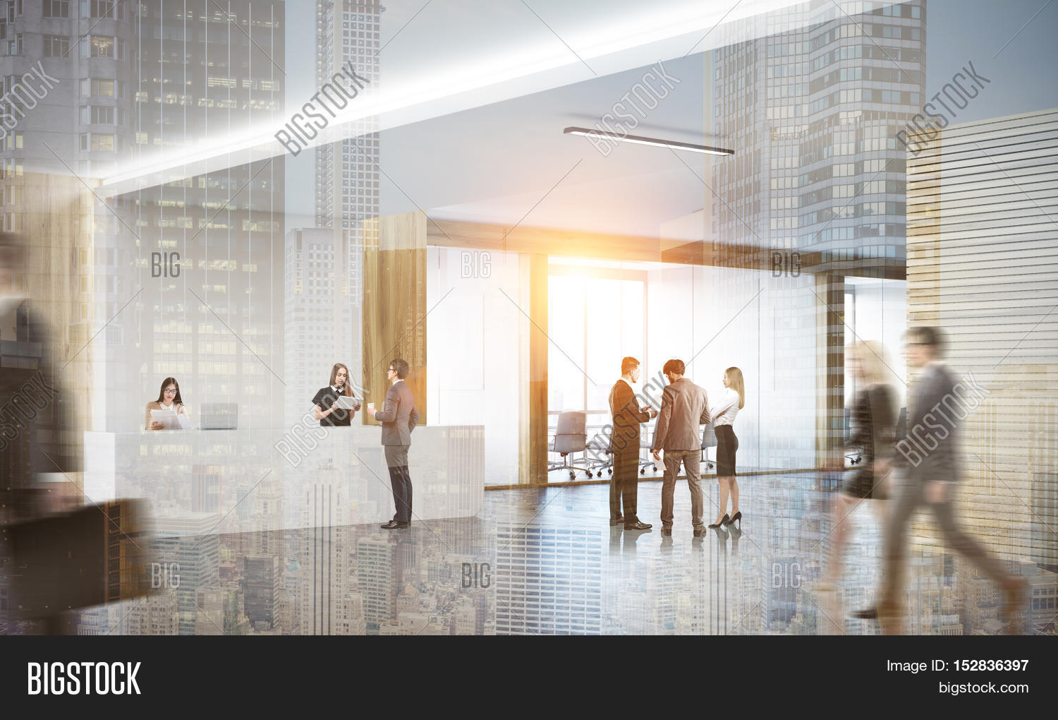 Colleagues Lobby Image & Photo (Free Trial) | Bigstock