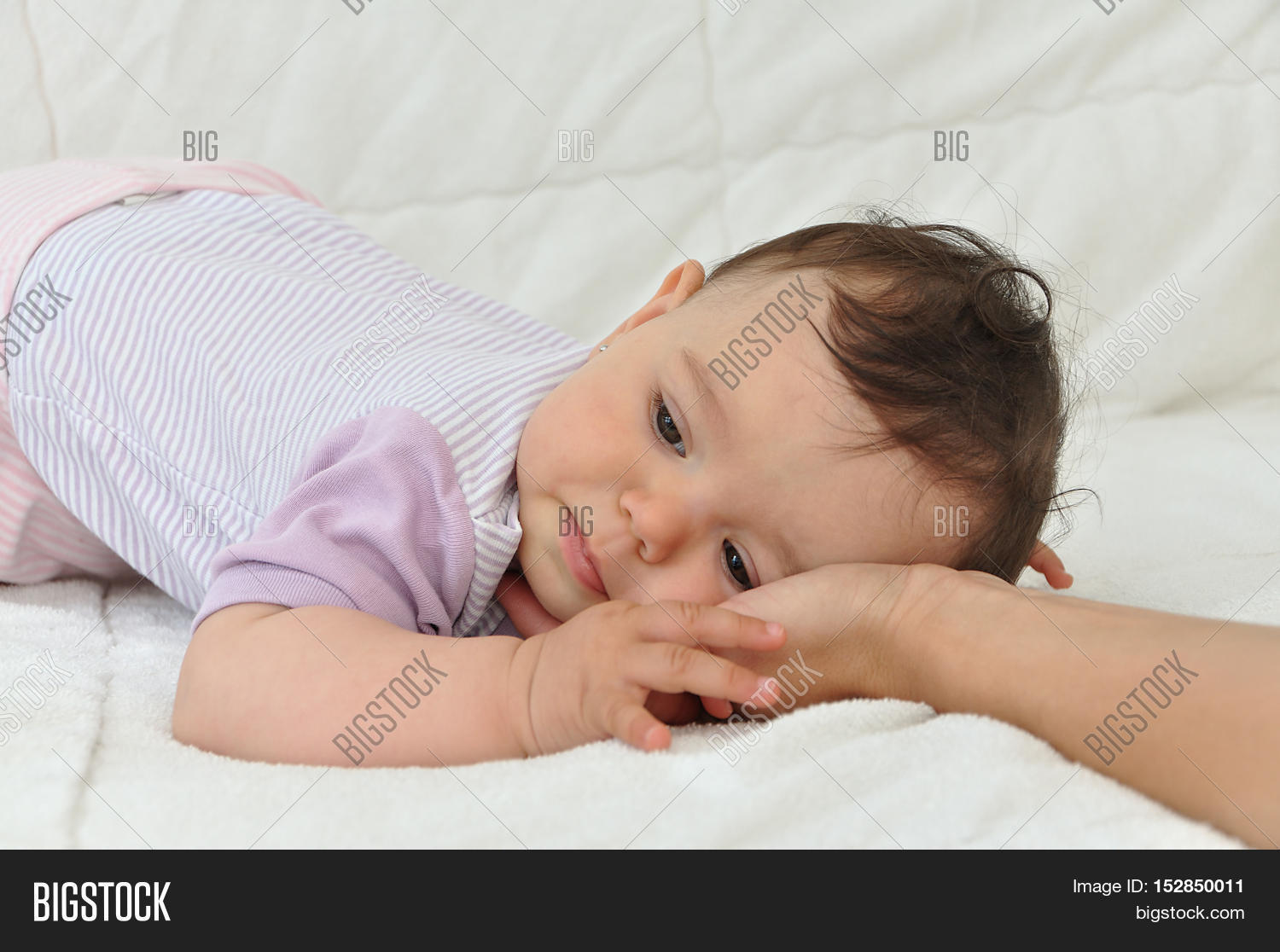 Tired Baby Girl Image & Photo (Free Trial) | Bigstock