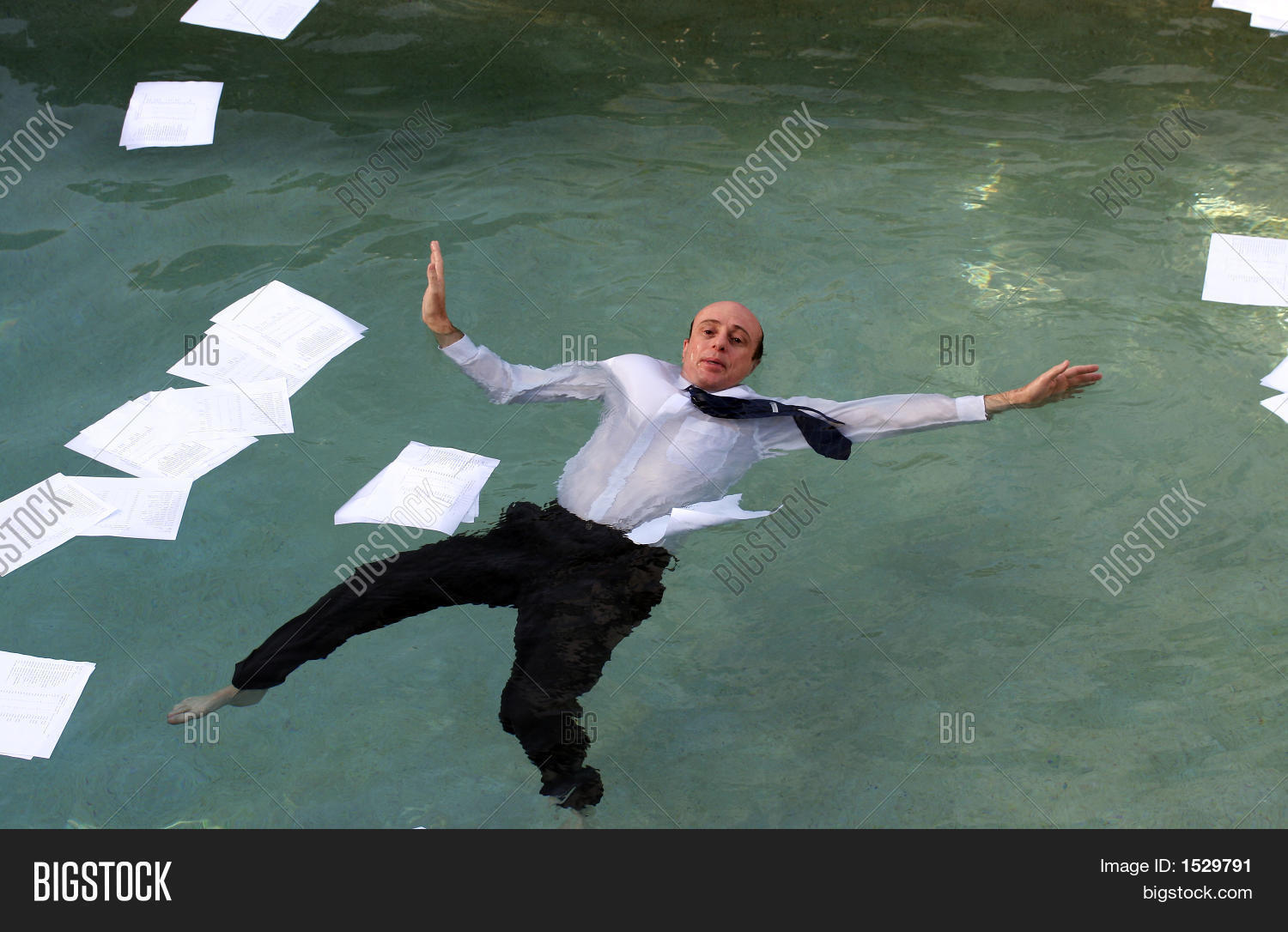 Drowning Paperwork Image & Photo (Free Trial) | Bigstock