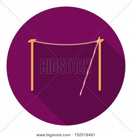 Tightrope Icon Flat Vector & Photo (Free Trial) | Bigstock