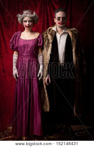 Lover Couple Vampires Image & Photo (Free Trial) | Bigstock