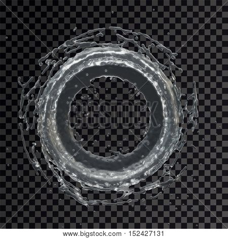 Isolated Round Splash Image & Photo (Free Trial) | Bigstock