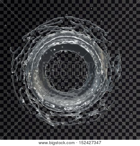 Isolated Round Splash Image & Photo (Free Trial) | Bigstock