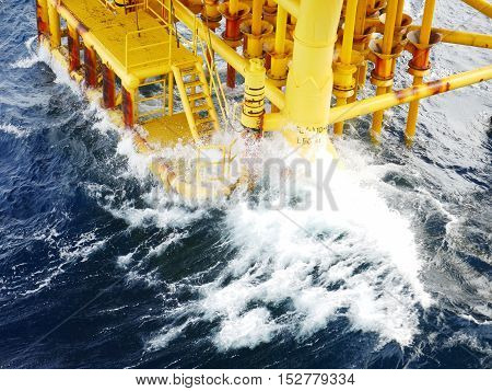 High Wave Hitting Boat Image & Photo (Free Trial) | Bigstock
