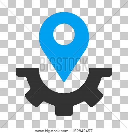 Blue Gray Service Map Vector & Photo (Free Trial) | Bigstock