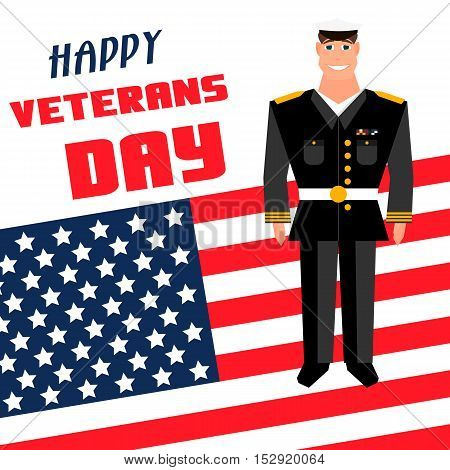 Happy Veterans Day Vector & Photo (Free Trial) | Bigstock