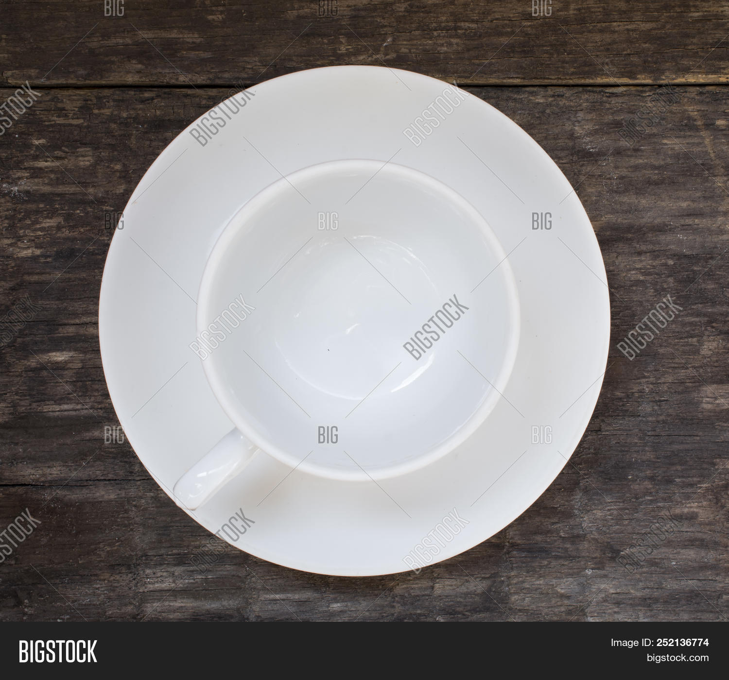 Emty Cup Top View, Image & Photo (Free Trial) | Bigstock