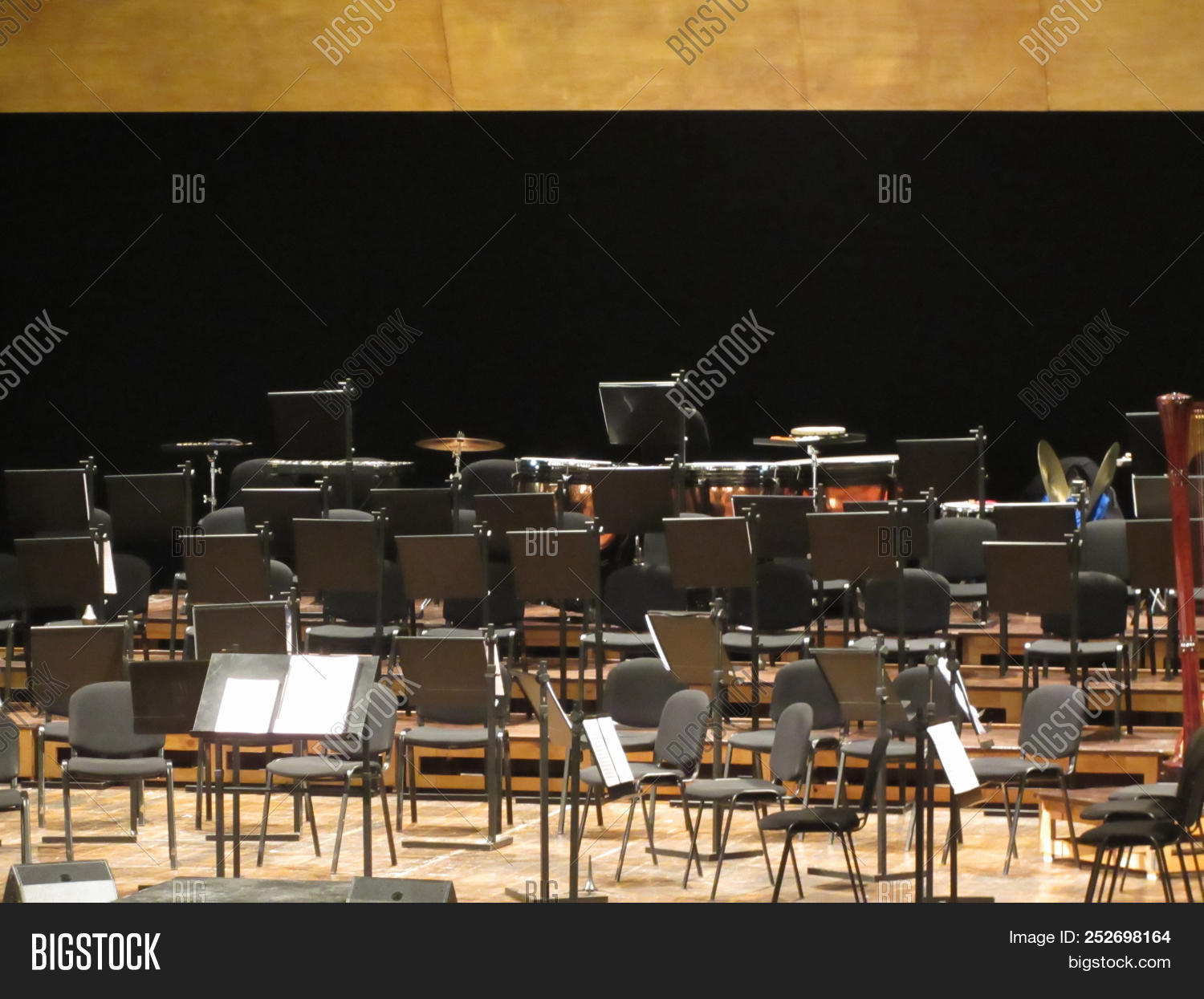 Empty Chairs Stand On Image & Photo (Free Trial) | Bigstock