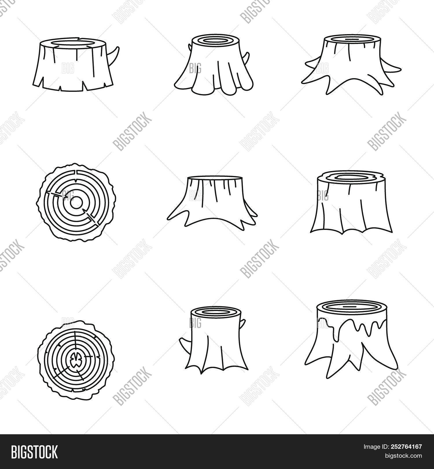 Stumps Tree Log Wood Image & Photo (Free Trial) | Bigstock