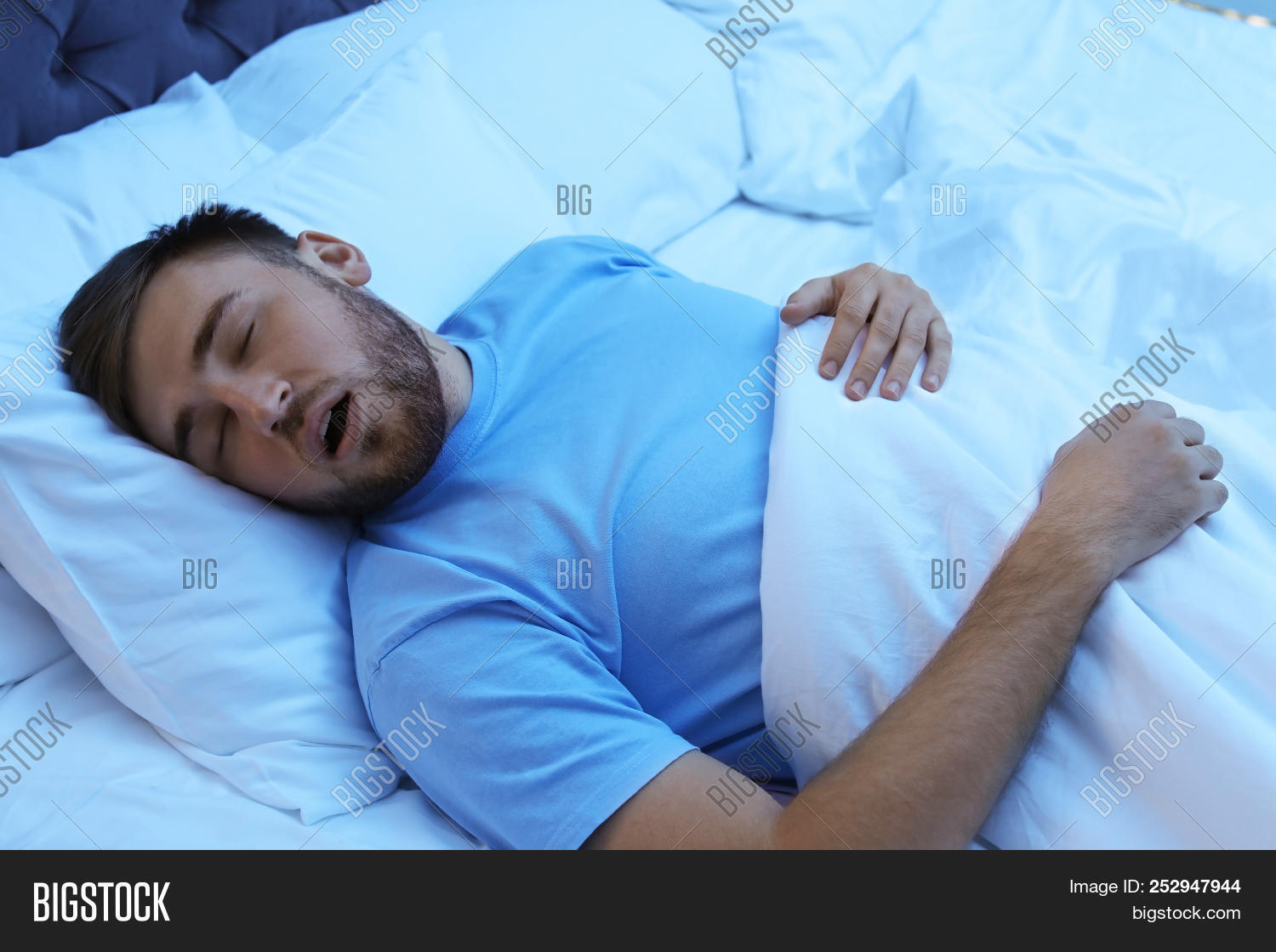 Young Man Snoring Image & Photo (Free Trial) | Bigstock