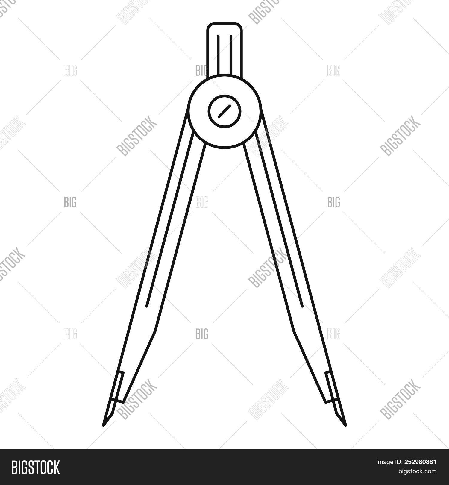 Geometric Compas Icon Image & Photo (Free Trial) | Bigstock