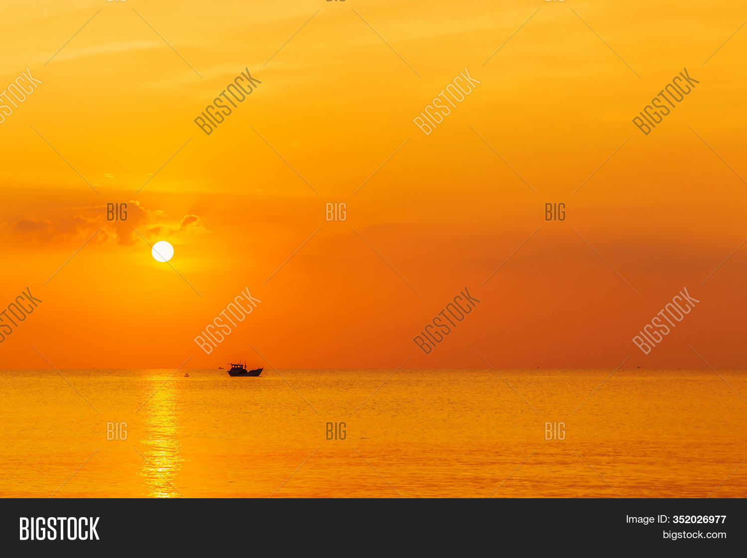 Sunrise Over Sea Image & Photo (Free Trial) | Bigstock