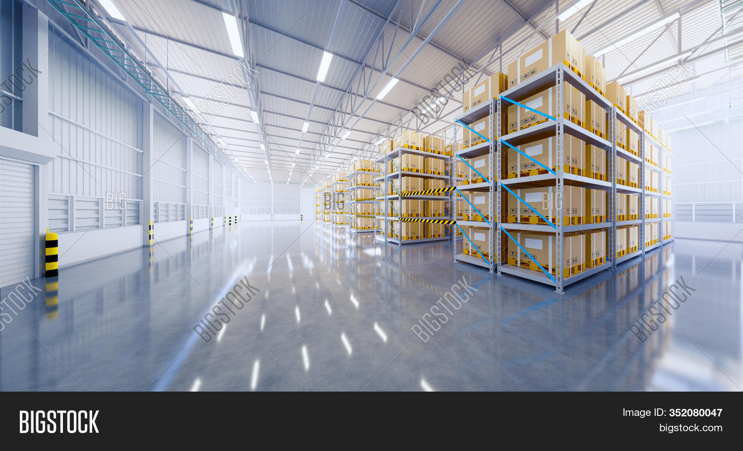 3d Rendering Warehouse Image & Photo (Free Trial) | Bigstock