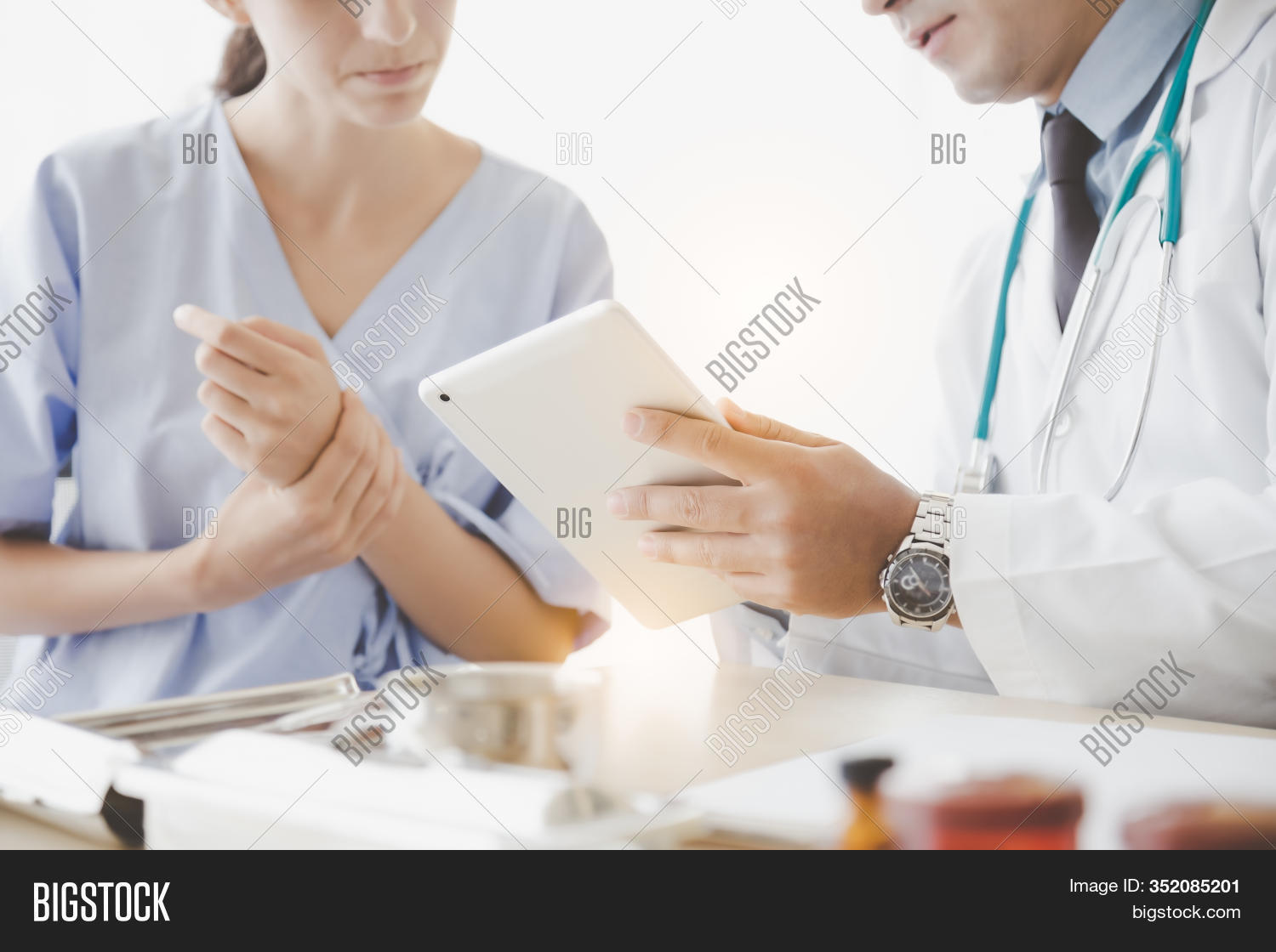 Doctor Discuss Records Image & Photo (Free Trial) | Bigstock