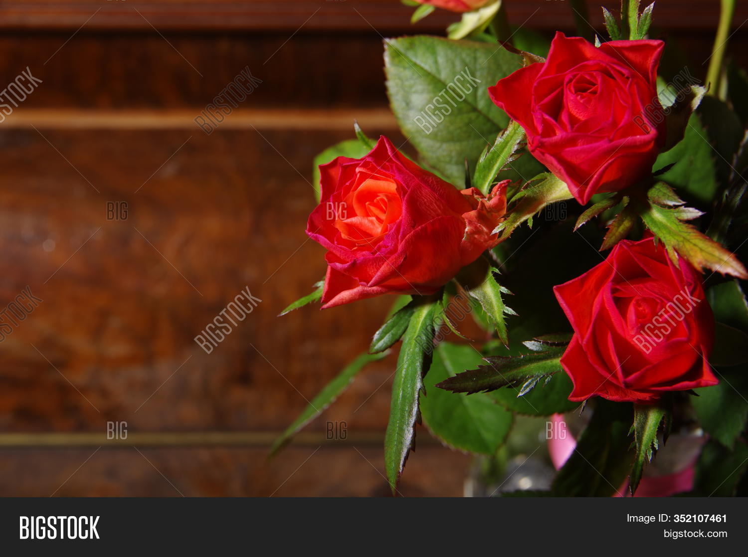 Red Roses Bouqet On Image & Photo (Free Trial) | Bigstock