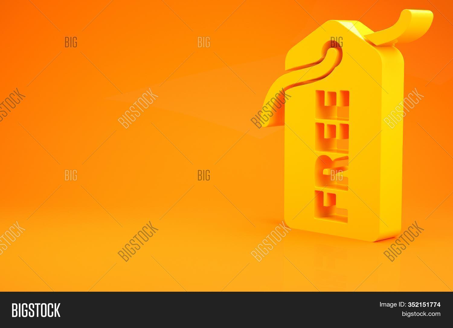 Price Tag Icon Yellow