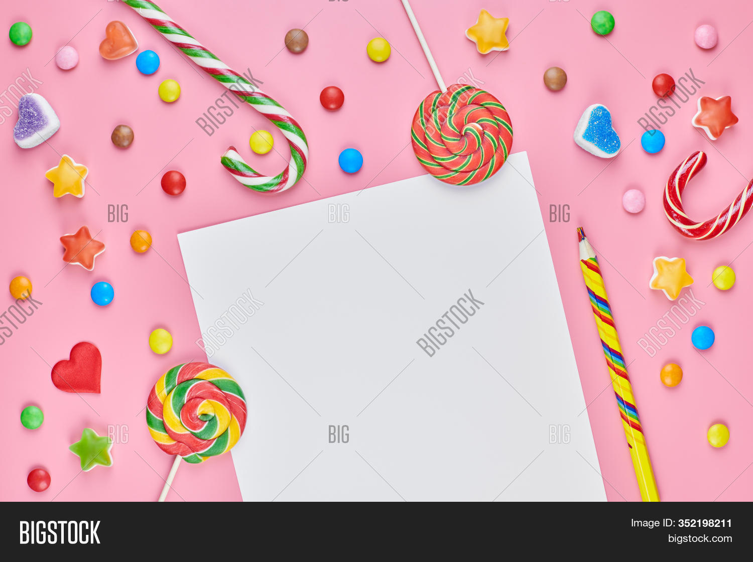 Blank Page Sweet Candy Image & Photo (Free Trial) | Bigstock