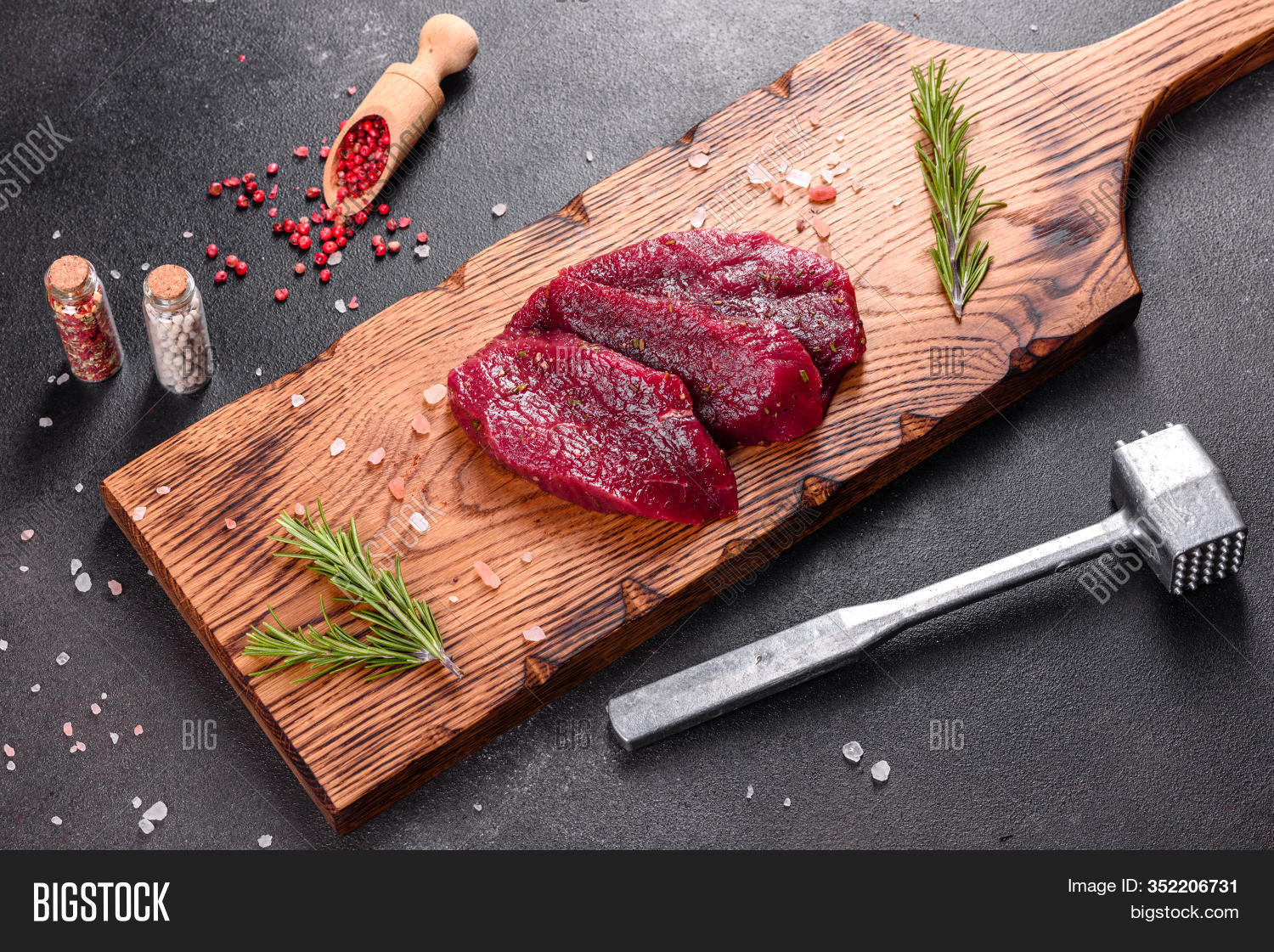 Fresh Raw Beef Steak Image & Photo (Free Trial) | Bigstock
