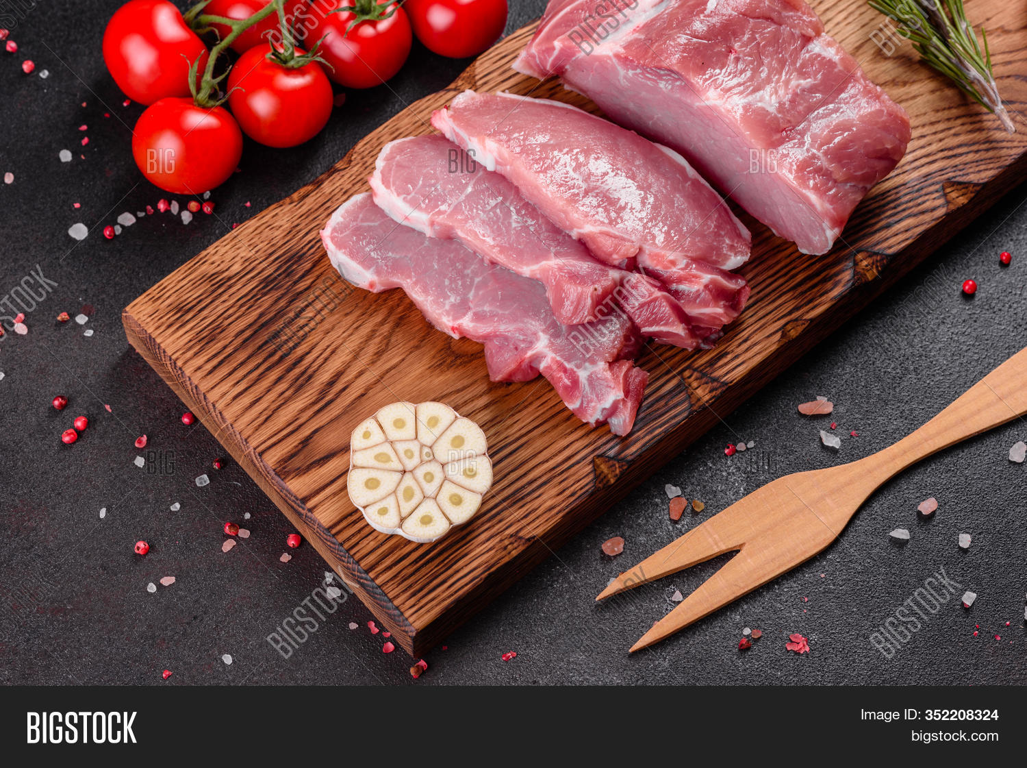 Fresh Pieces Pork Image & Photo (Free Trial) | Bigstock