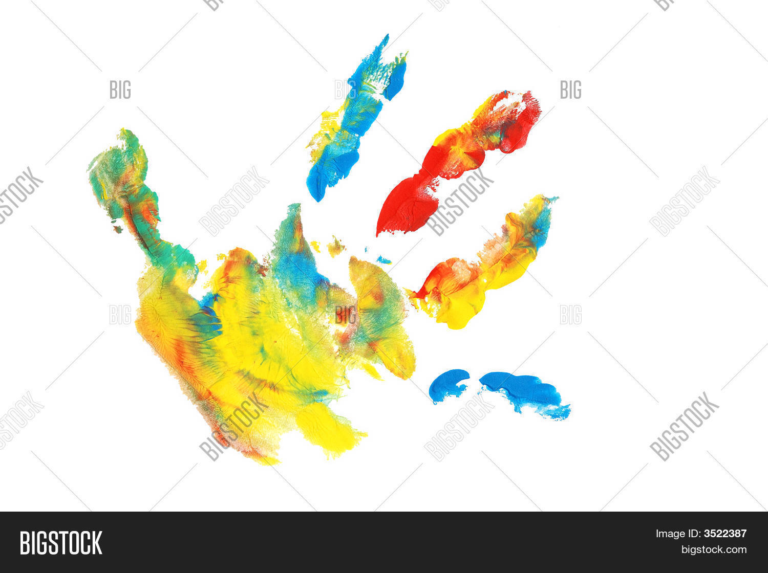 Colorful Fingerpaint Image & Photo (Free Trial) | Bigstock