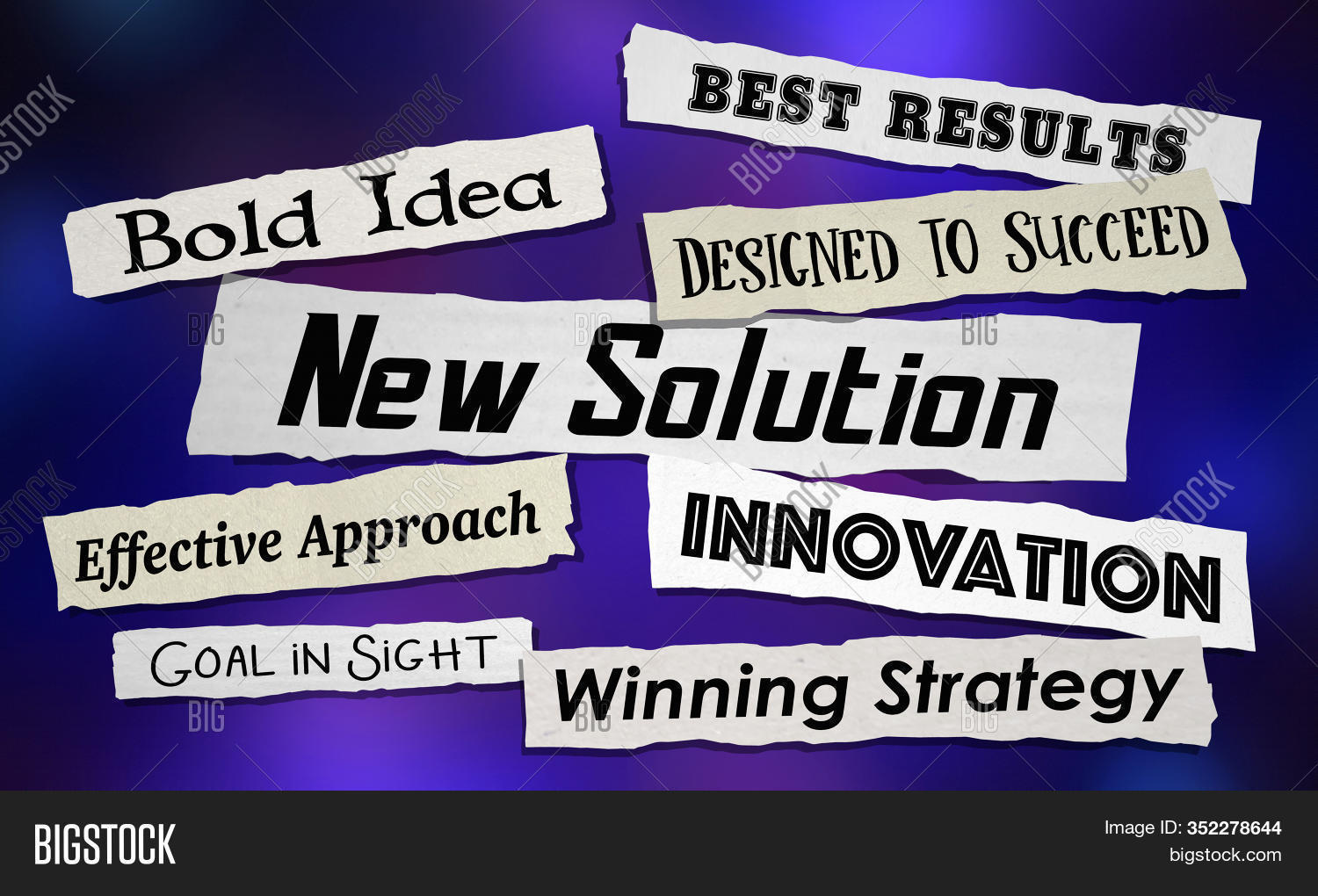 New Solution Headlines Image & Photo (Free Trial) | Bigstock