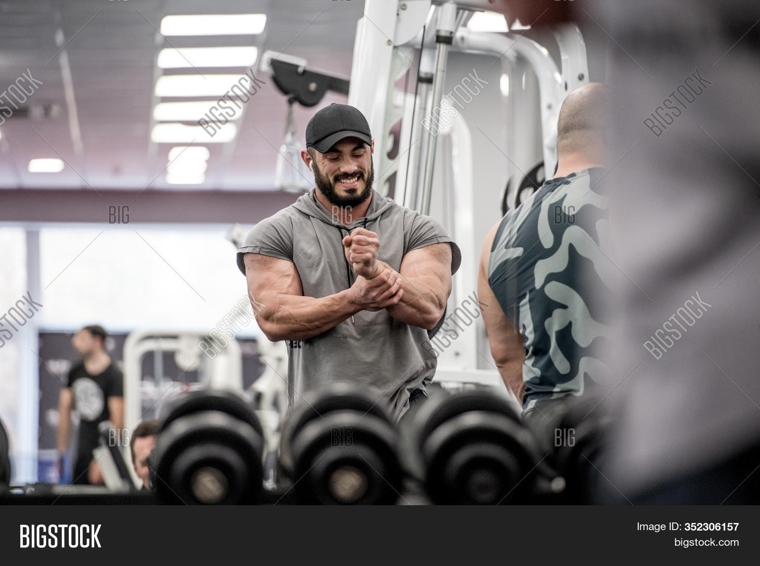 Strong Muscle Bearded Image & Photo (Free Trial) | Bigstock