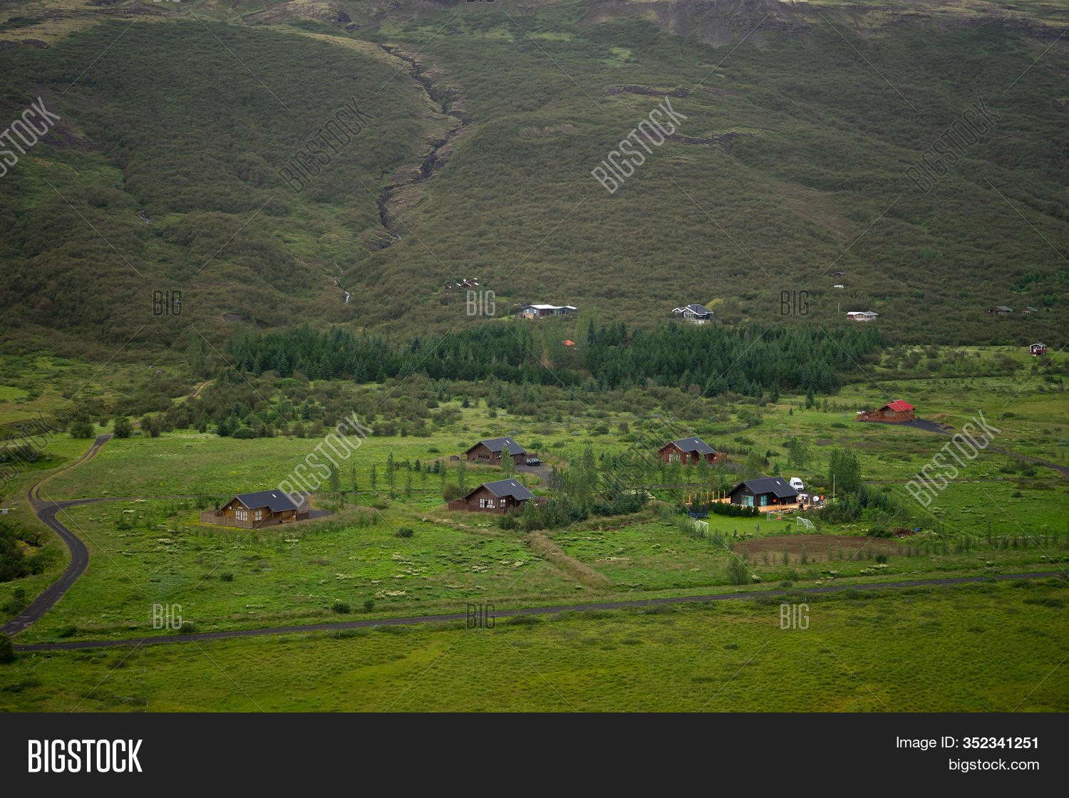 Farm On Hill Middle Image & Photo (Free Trial) | Bigstock