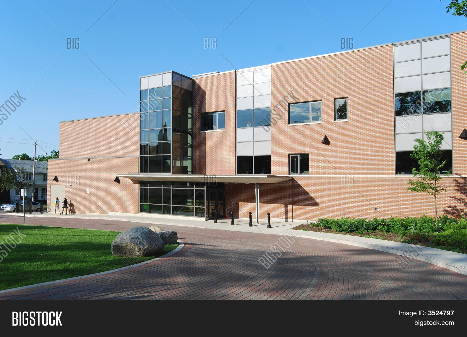 Modern School Building Image & Photo (Free Trial) | Bigstock