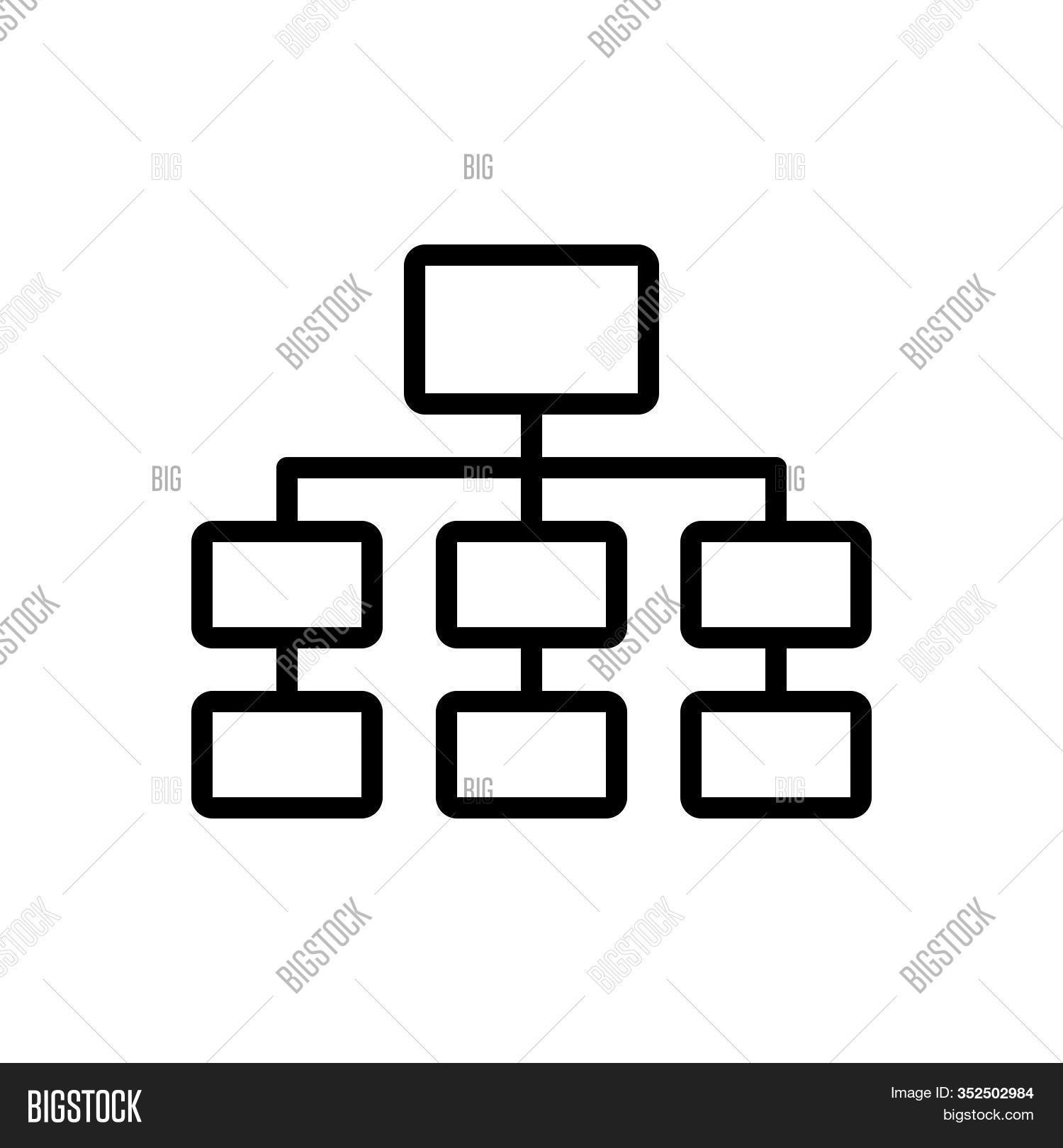 Black Line Icon Vector & Photo (Free Trial) | Bigstock