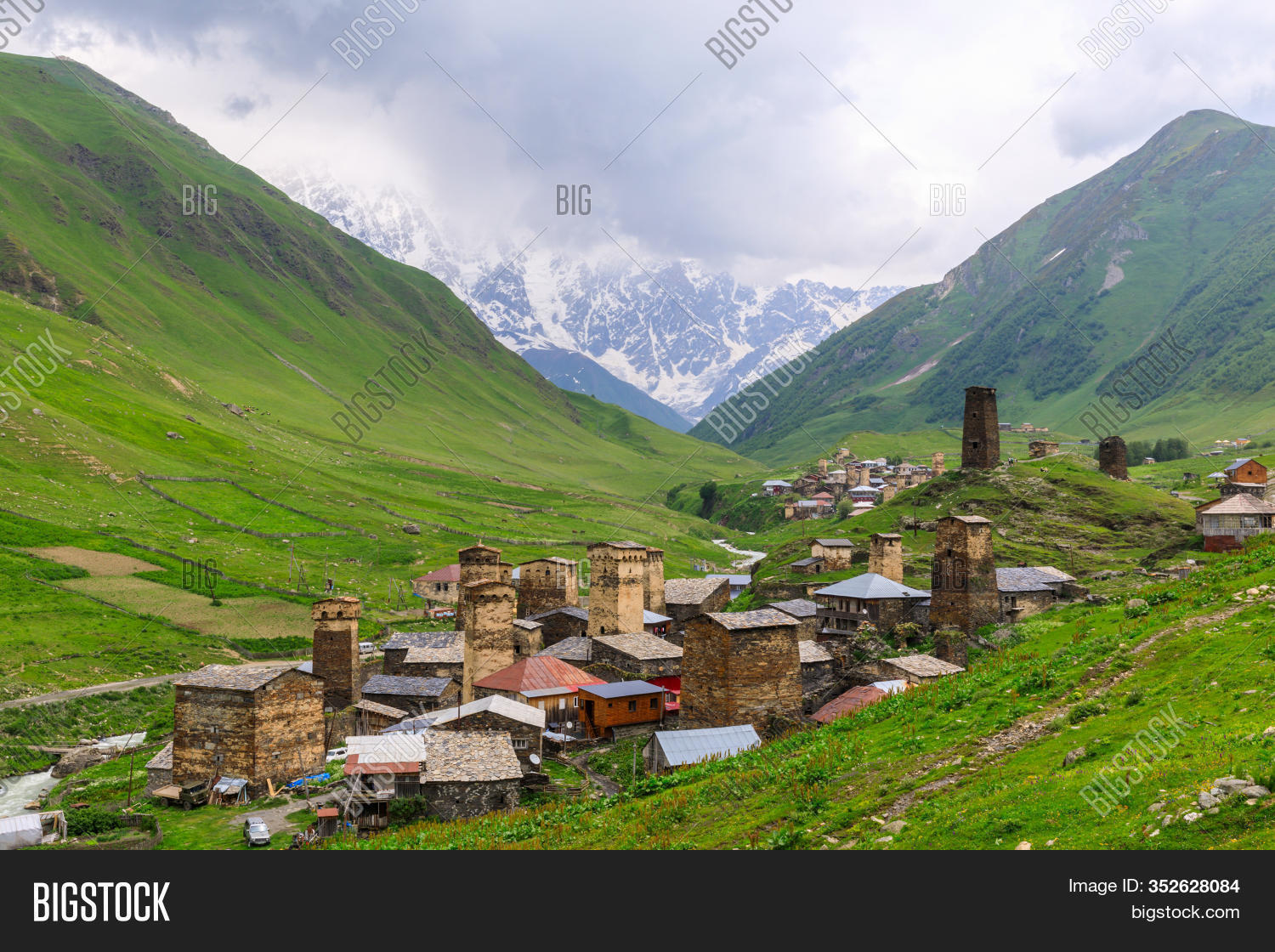 View Ushguli Village Image & Photo (Free Trial) | Bigstock