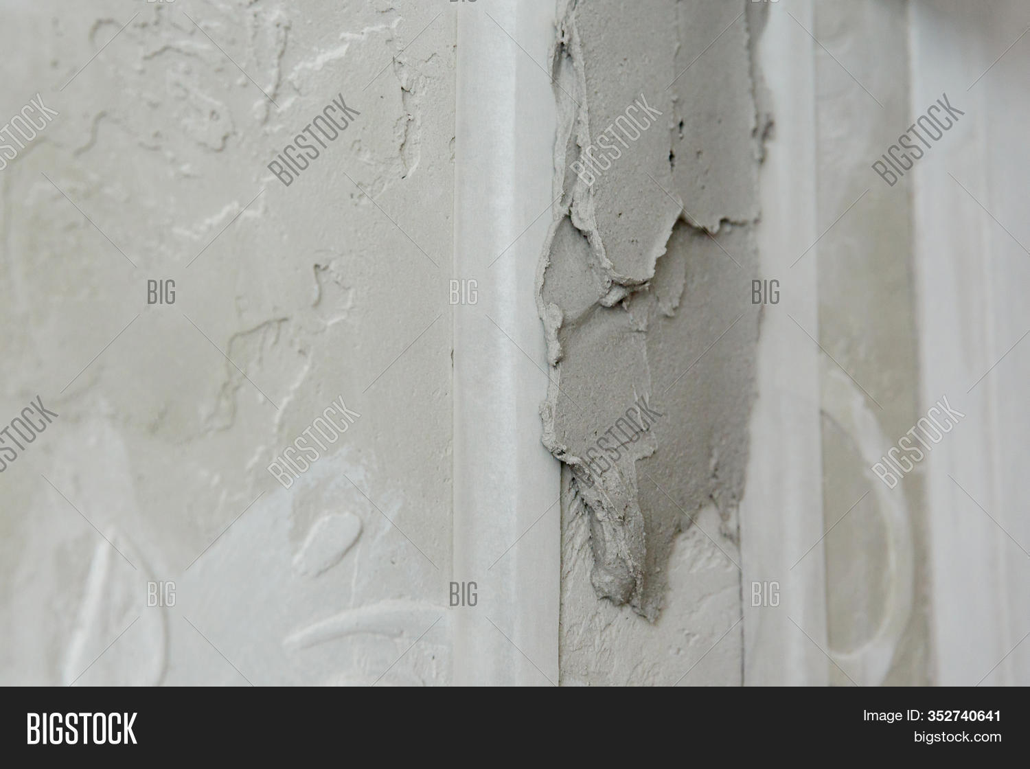 Putty Mortar Smear On Image & Photo (Free Trial) | Bigstock