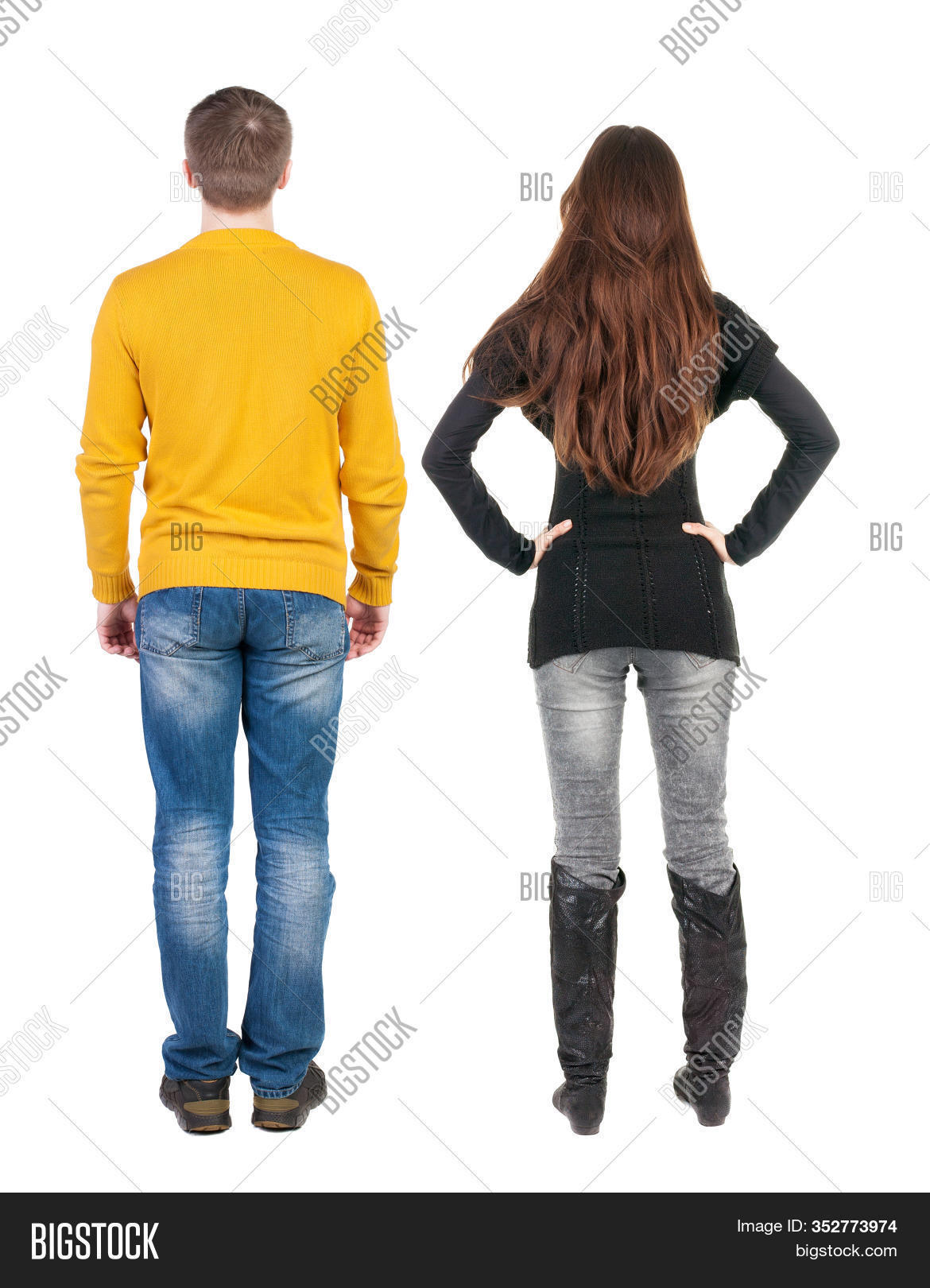 Back View Couple Image & Photo (Free Trial) | Bigstock