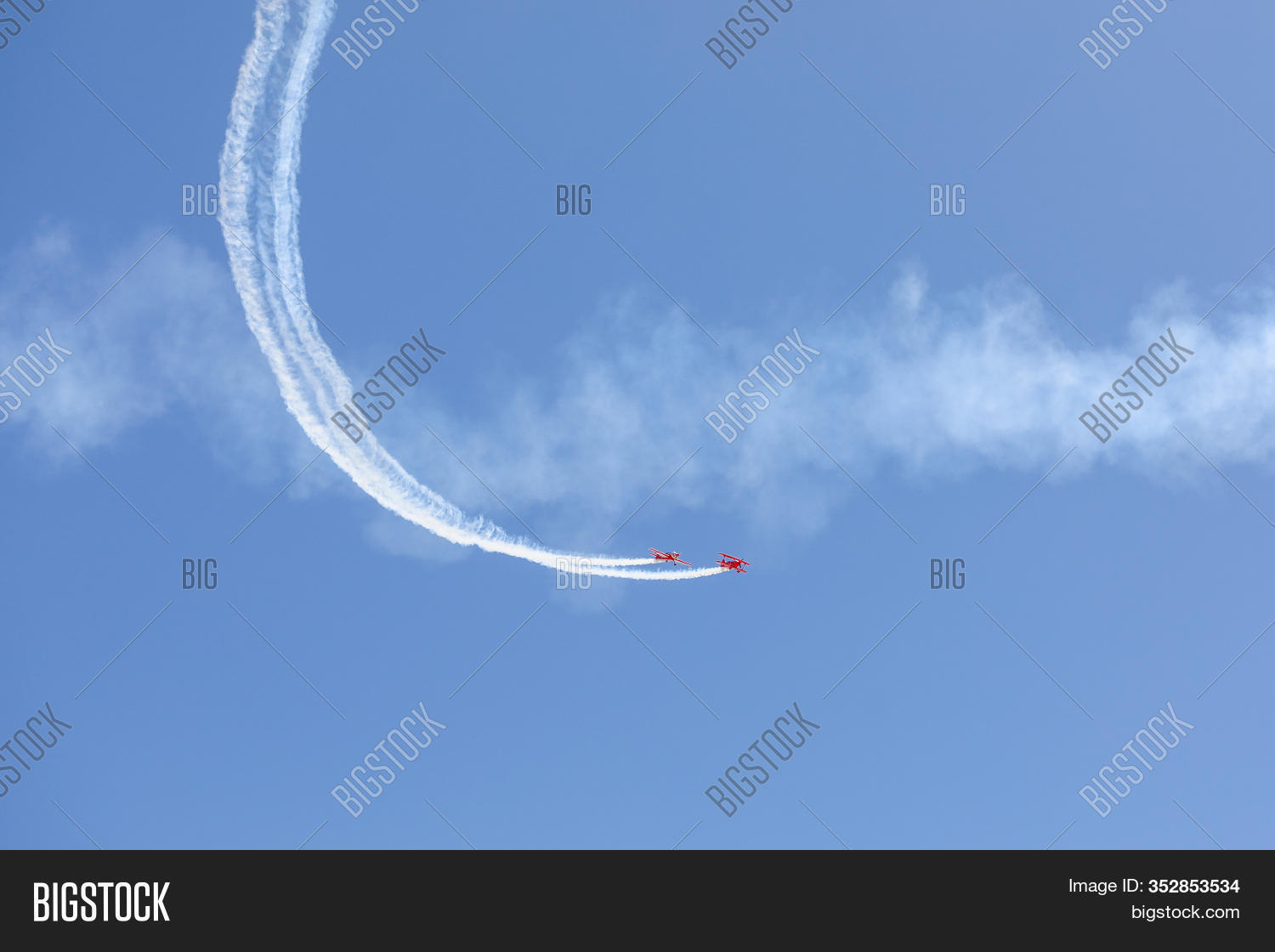 Plane Doing Acrobatic Image & Photo (Free Trial) | Bigstock