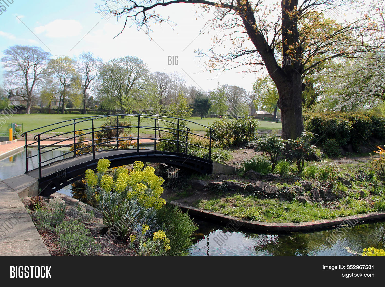 Bridge Park. Beautiful Image & Photo (Free Trial) | Bigstock