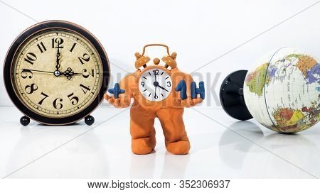 Funny Clockman Made Image & Photo (Free Trial) | Bigstock