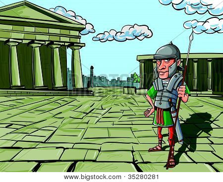 Cartoon Roman Vector & Photo (Free Trial) | Bigstock
